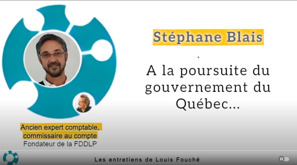 Les entretiens de Louis Fouché: Stéphane Blais, ancien expert com